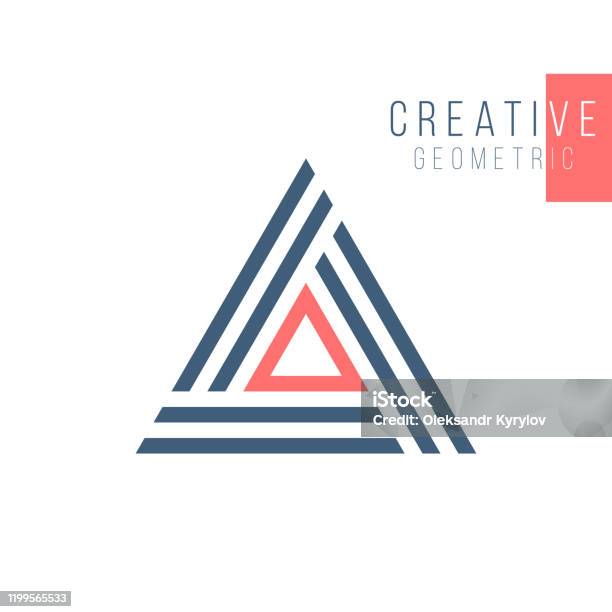 Conception Géométrique De Logo De Triangle Concept Didentité