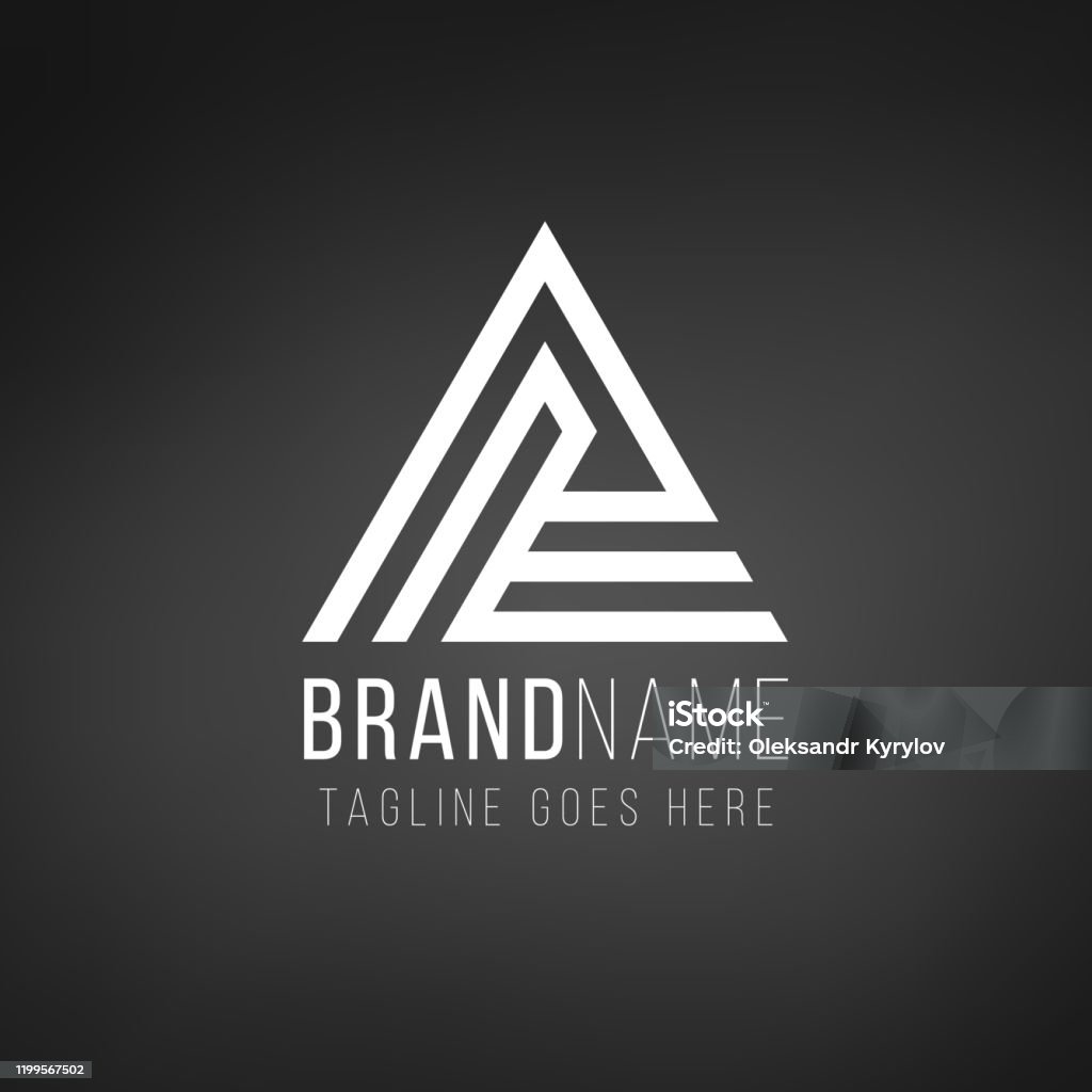 Conception Géométrique De Logo De Triangle Concept Didentité