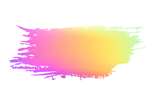 Tache De Grunge Holographique Couleurs Darcenciel Éclaboussure Dencre