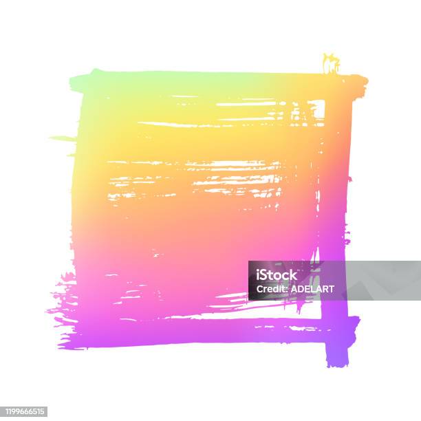 Tache De Grunge Holographique Couleurs Darcenciel Éclaboussure Dencre
