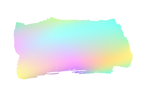 Tache De Grunge Holographique Couleurs Darcenciel Éclaboussure Dencre