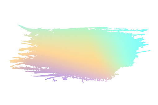 Tache De Grunge Holographique Couleurs Darcenciel Éclaboussure Dencre