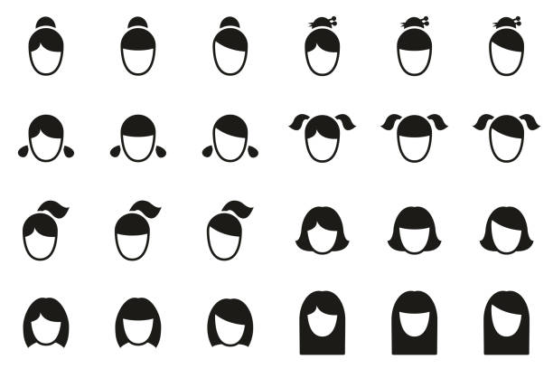 30 Old Woman Hair Back Illustrations Royalty Free Vector Graphics