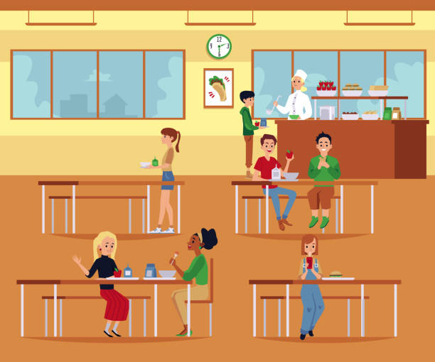 Clipart High School Cafeteria
