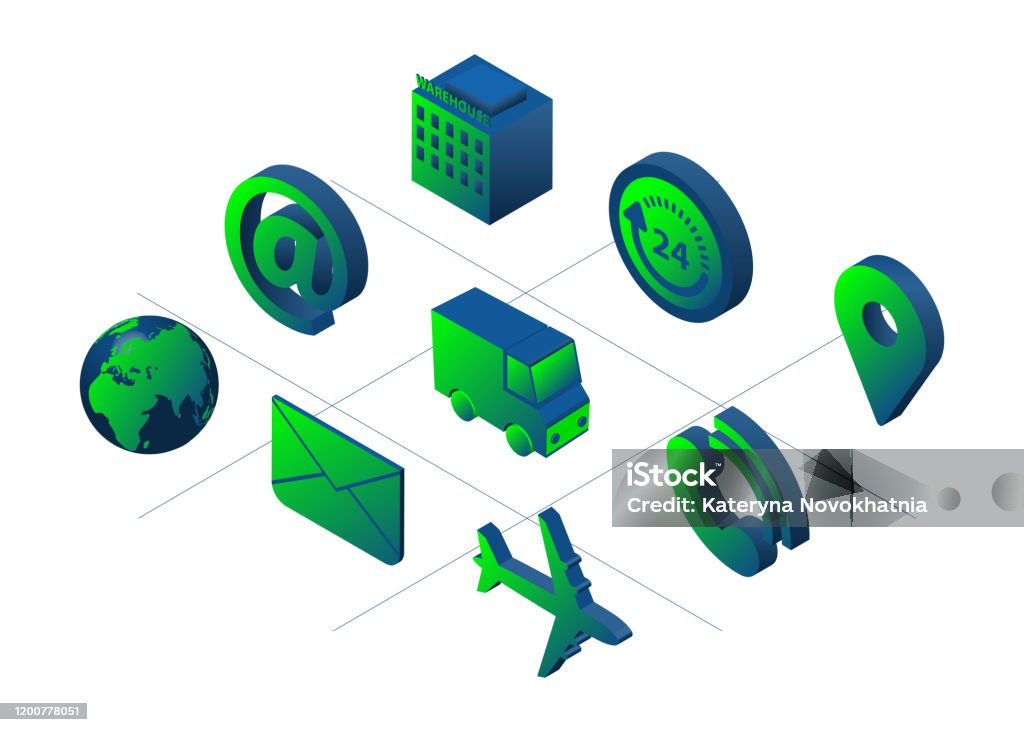 Ikon Isometrik Logistik Diatur Dengan Simbol Kargo Ilustrasi Vektor ... Ikon Isometrik Logistik Diatur Dengan Simbol Kargo Ilustrasi Vektor ...