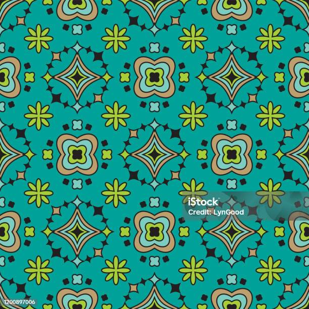 Seamless African Vector Design Pattern Stock Illustration Download