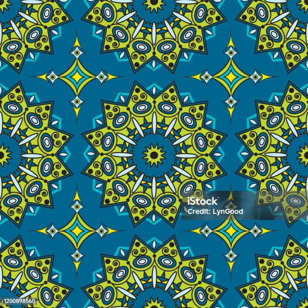Seamless African Vector Design Pattern Stock Illustration Download