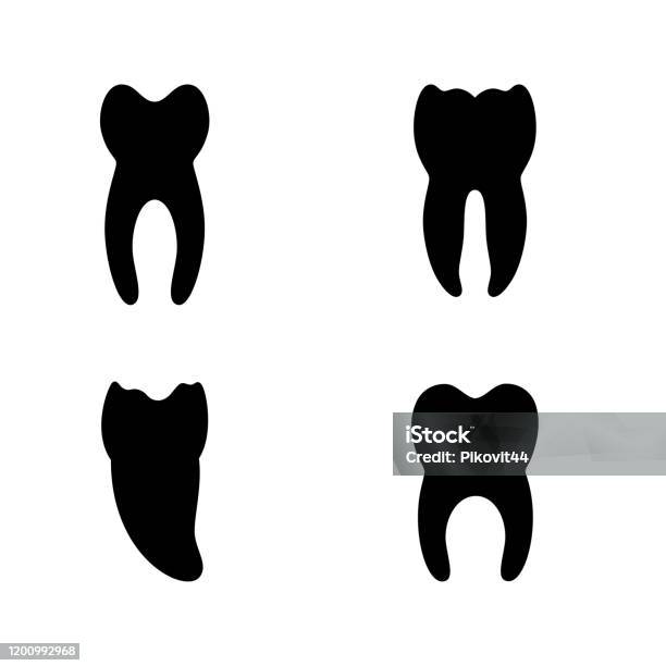 Vector Isolated Illustration Of Tooth Stock Illustration Download