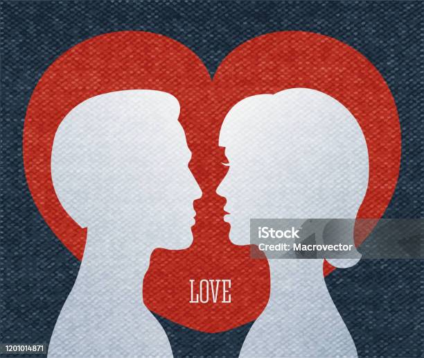Couple Silhouettes 2 Stock Illustration Download Image Now Adult