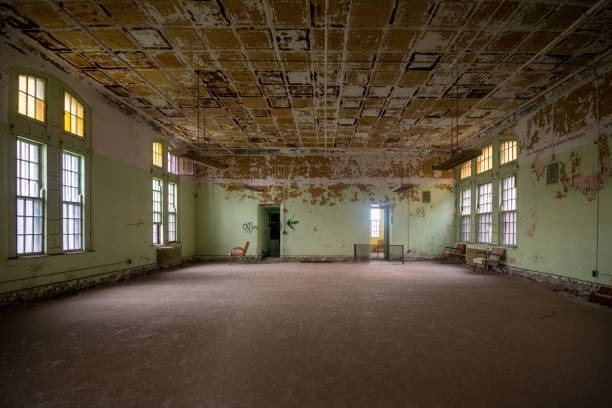 Free Stock Photo of Abandoned Hospital Room With Numerous Windows ...