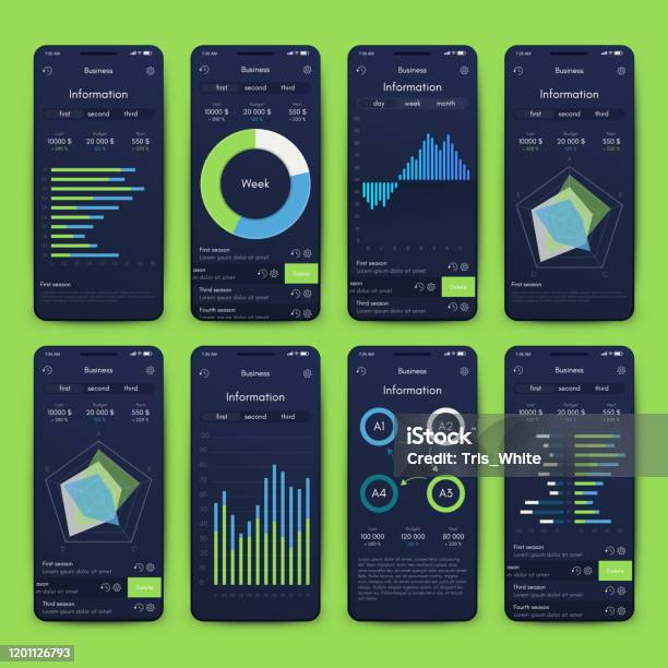 Éléments Vecteurs Infographiques Modernes Pour Les Brochures Daffaires