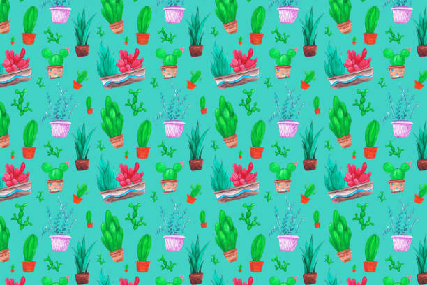 Free Stock Photo of Cactus tiled background | Download Free Images and ...