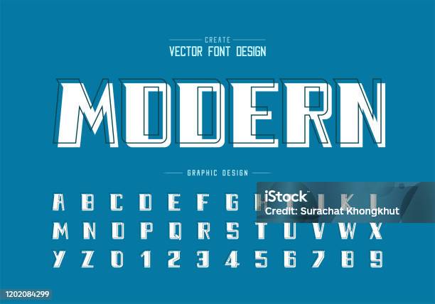 Font Garis Dengan Font Tebal Bayangan Putih Dan Vektor Alfabet Desain ... Font Garis Dengan Font Tebal Bayangan Putih Dan Vektor Alfabet Desain ...