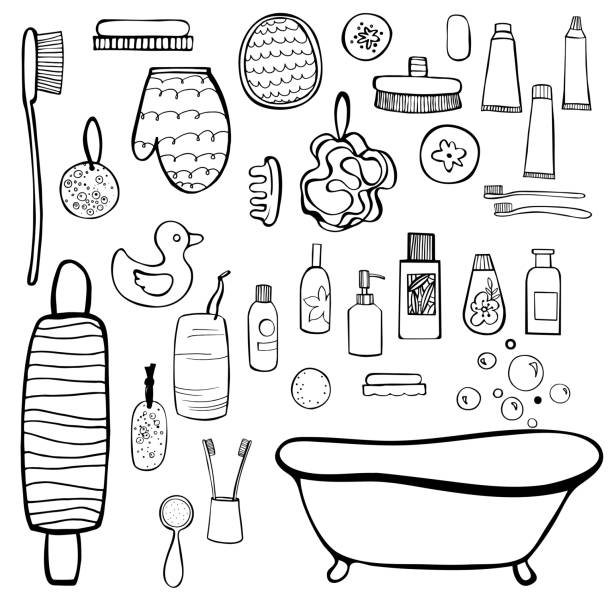 140 Shower Massager Stock Illustrations Royalty Free Vector Graphics