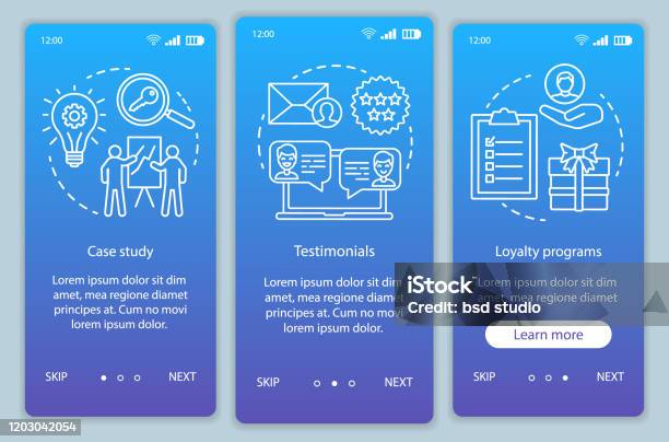 Keputusan Membuat Konten Biru Orientasi Situs Layar Aplikasi Seluler