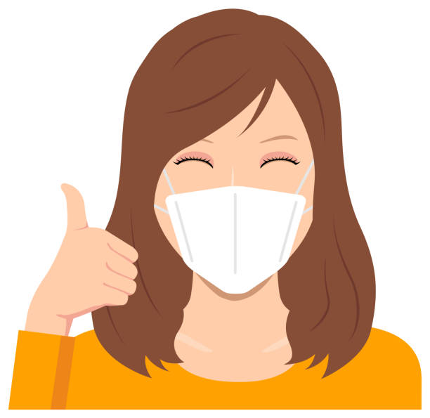1 400 Korean Face Mask Ilustrasi Grafik Vektor And Clip Art Bebas