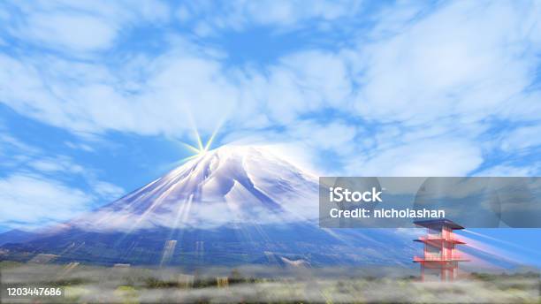 Rendering 3d Pencahayaan Yang Bagus Dengan Langit Biru Dan Gunung Foto ... Rendering 3d Pencahayaan Yang Bagus Dengan Langit Biru Dan Gunung Foto ...