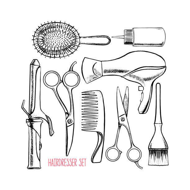 3 300 Gunting Potong Rambut Ilustrasi Foto Stok Potret And Gambar