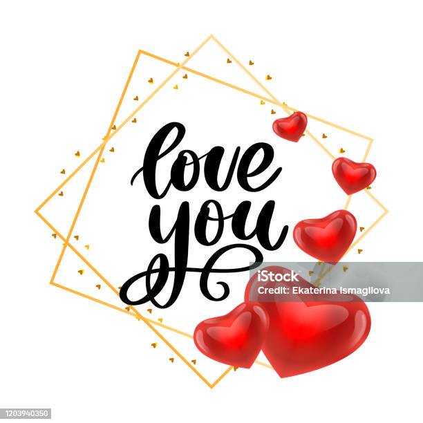 Affiche De Valentine Carte Étiquette Slogan De Lettre De Bannière