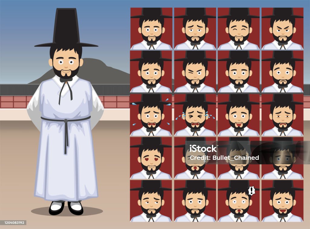 Korean Man Bread Cartoon Emotion Faces Vector Illustration01 Stock ... Korean Man Bread Cartoon Emotion Faces Vector Illustration01 Stock ...