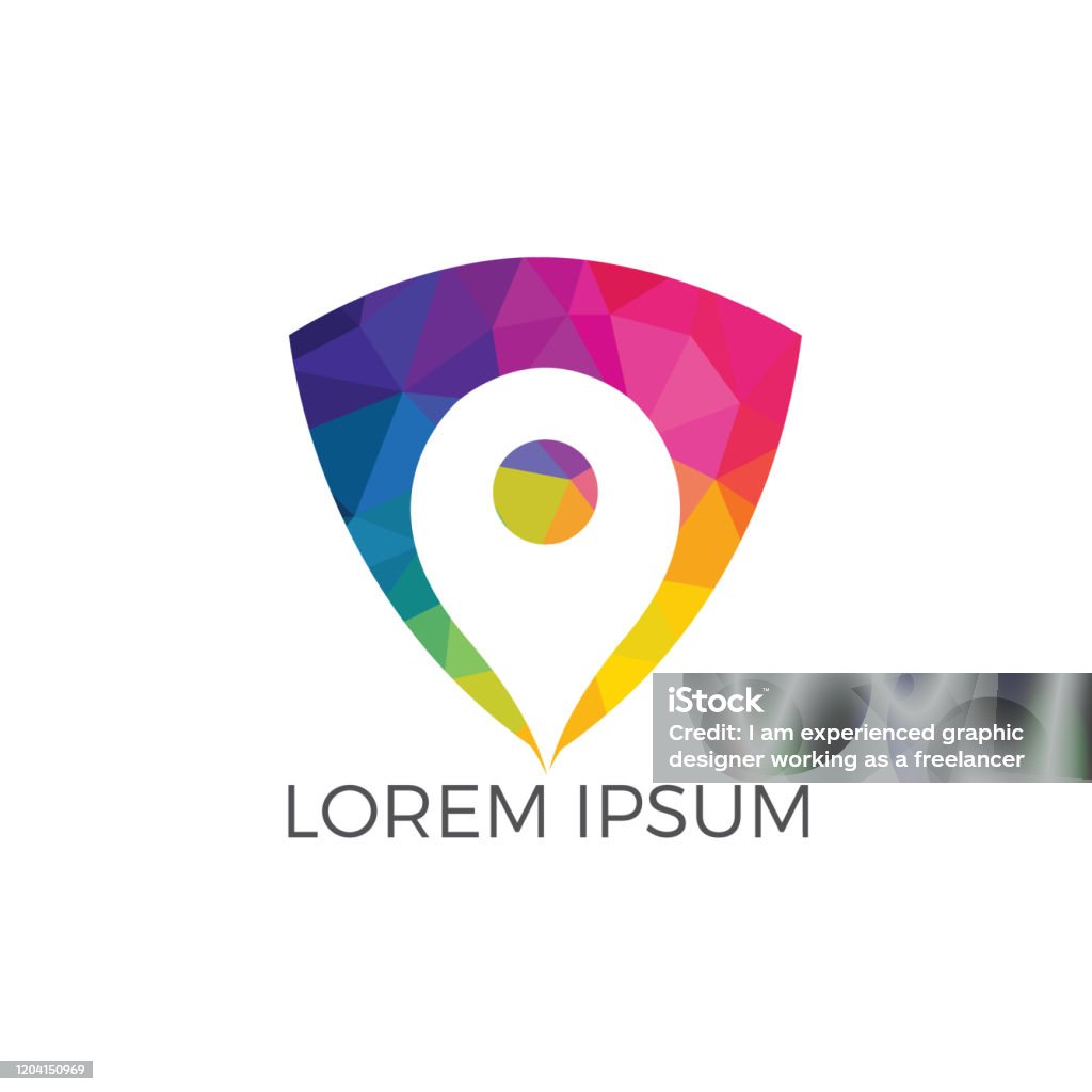 Ilustración De Diseño Del Logotipo De Ubicación De Punto De Mapa