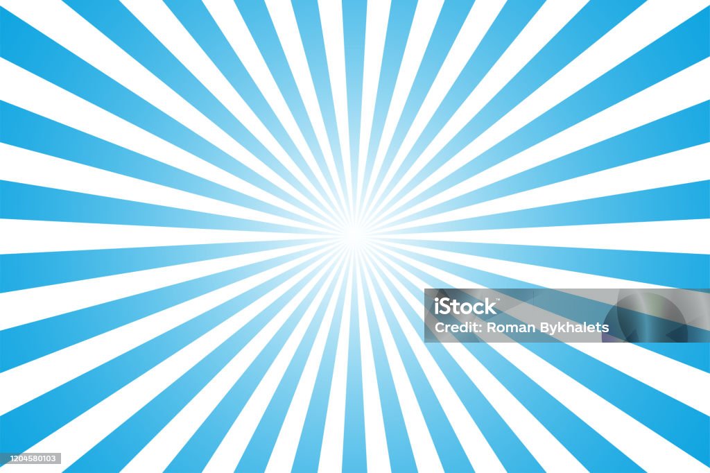 Sunburst Retro Sun Rays Yellow Background Abstract Summer Sunny Vintage