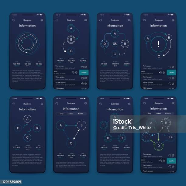 Éléments Vecteurs Infographiques Modernes Pour Les Brochures Daffaires