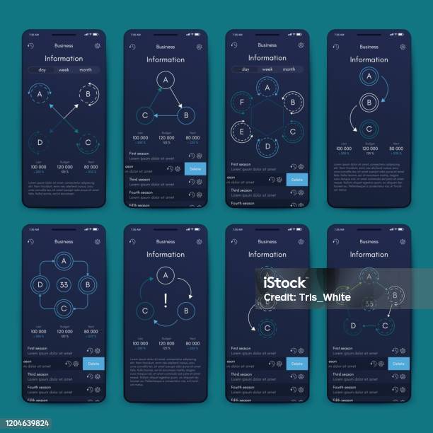 Éléments Vecteurs Infographiques Modernes Pour Les Brochures Daffaires