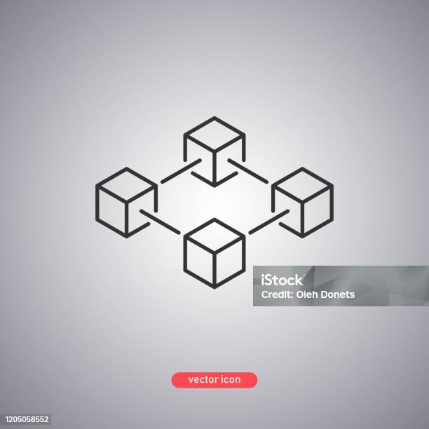 Gri Arka Planda Yalıtılmış Blockchain Simgesi Çizgi Stili Simgesi Stok ... Gri Arka Planda Yalıtılmış Blockchain Simgesi Çizgi Stili Simgesi Stok ...