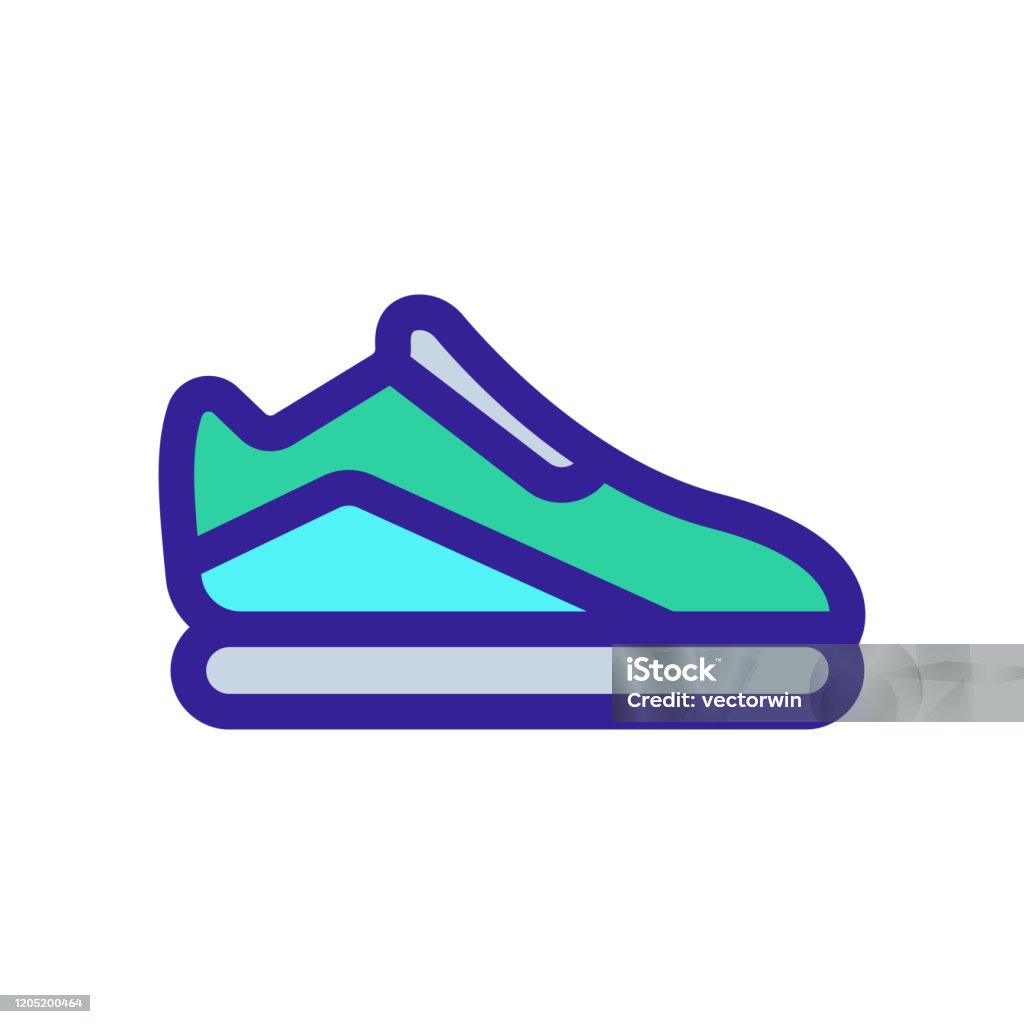 Vecteur Dicône De Baskets Illustration Dillustration Isolée De Symbole