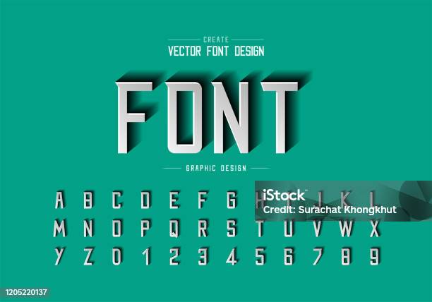 Potongan Kertas Font Dan Vektor Alfabet Skrip Desain Jenis Huruf Dan
