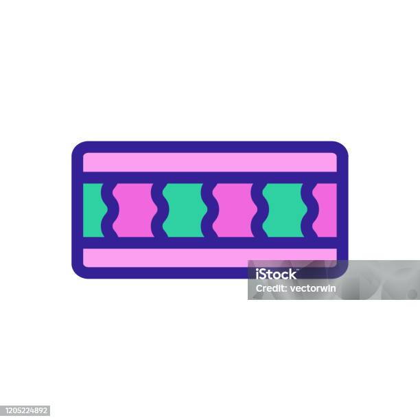 Vecteur Dicône De Matelas Illustration Dillustration Isolée De Symbole