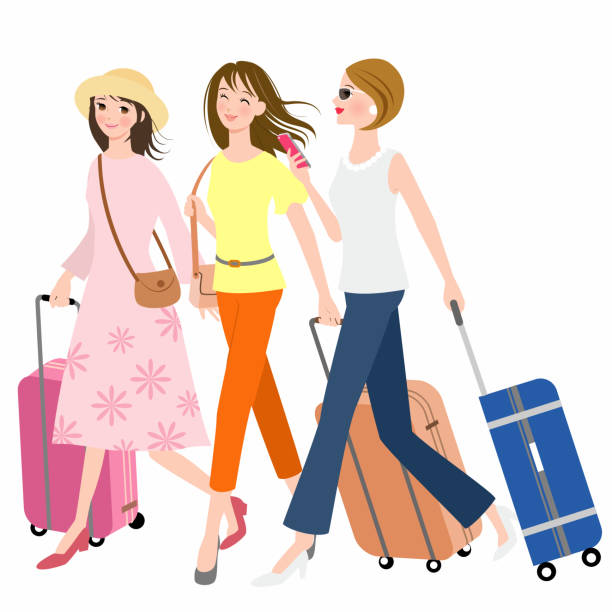 女子旅 イラスト素材 Istock