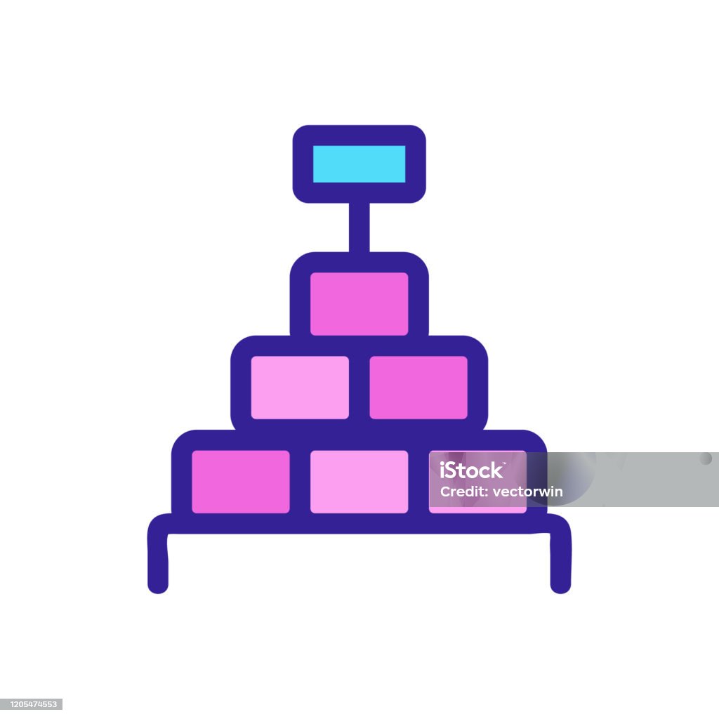 Vecteur Dicône De Magasin Illustration Dillustration Isolée De Symbole
