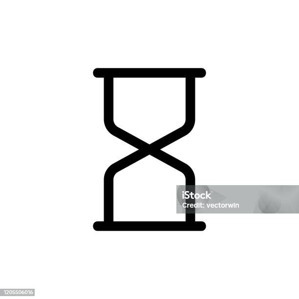 Vecteur Dicône De Sablier Illustration Dillustration Isolée De Symbole