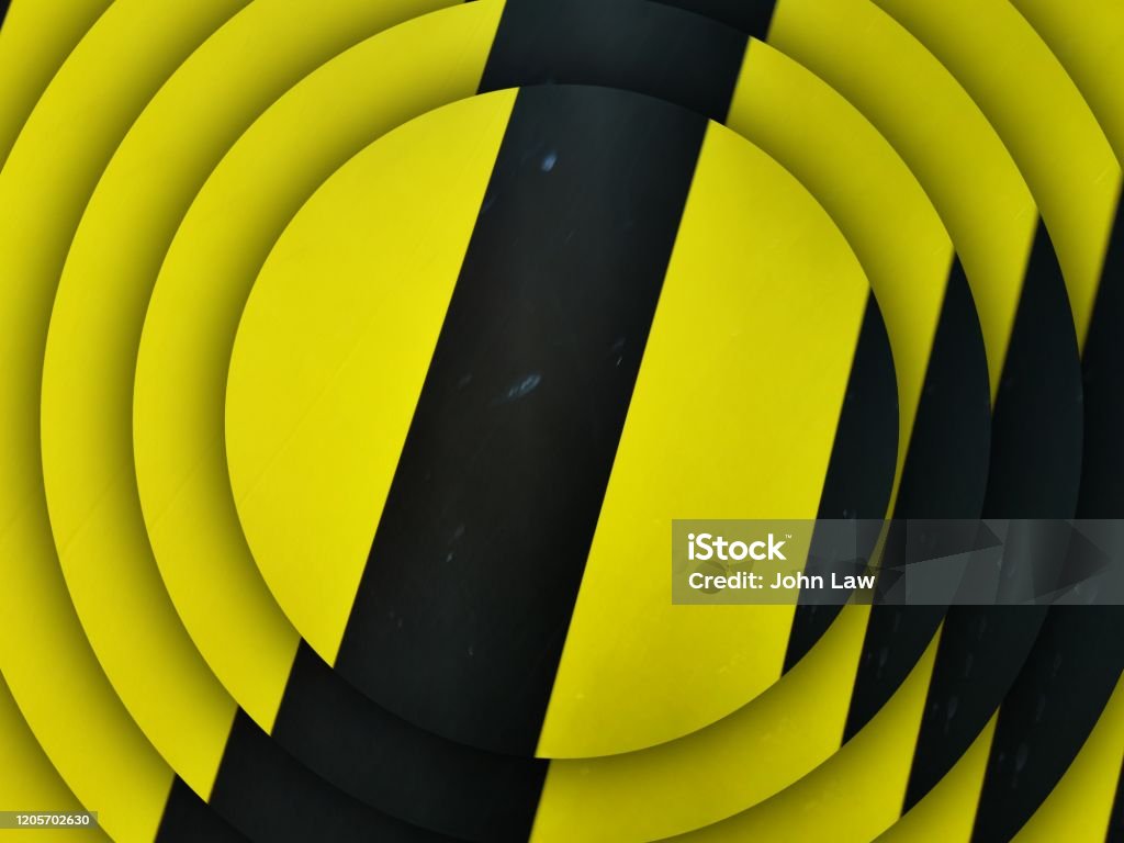Pola Konsentris Dan Desain Yang Ditempa Dari Chevron Hitam Kuning ... Pola Konsentris Dan Desain Yang Ditempa Dari Chevron Hitam Kuning ...