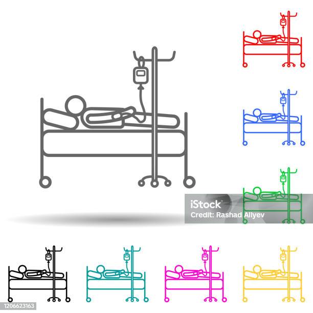 Traitement Processus Icône De Style Multi Couleurs Ligne Mince Simple