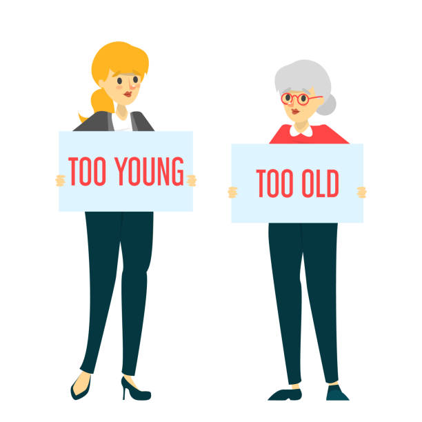 300 Age Discrimination Illustration Stock Illustrations Royalty Free