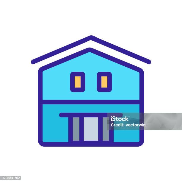 Vecteur Dicône De Maison De Ferme Illustration Dillustration Isolée De