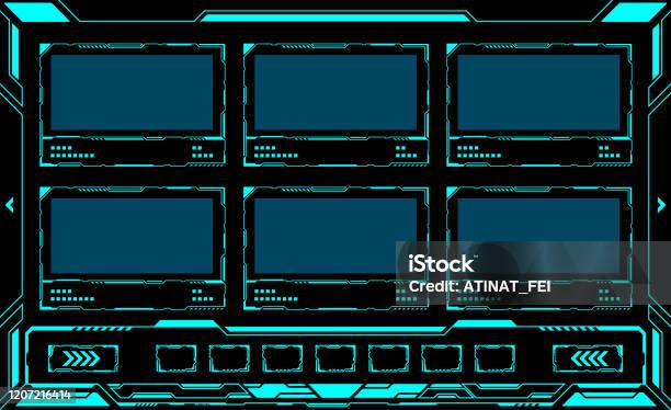 Square Frame Abstract Technology Future Interface Hud Stock ... Square Frame Abstract Technology Future Interface Hud Stock ...