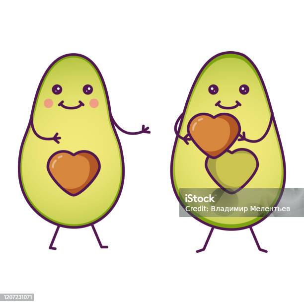 Personnages Mignons Davocat De Dessin Animé Donnant Un Coeur Concept