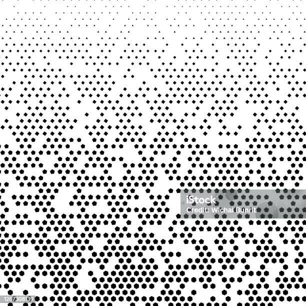 Halftone Dots Patterns Background Vector Illustration Stock Illustration Download Image Now