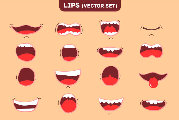 Mulut Ilustrasi Grafik Vektor And Clip Art Bebas Royalti Istock