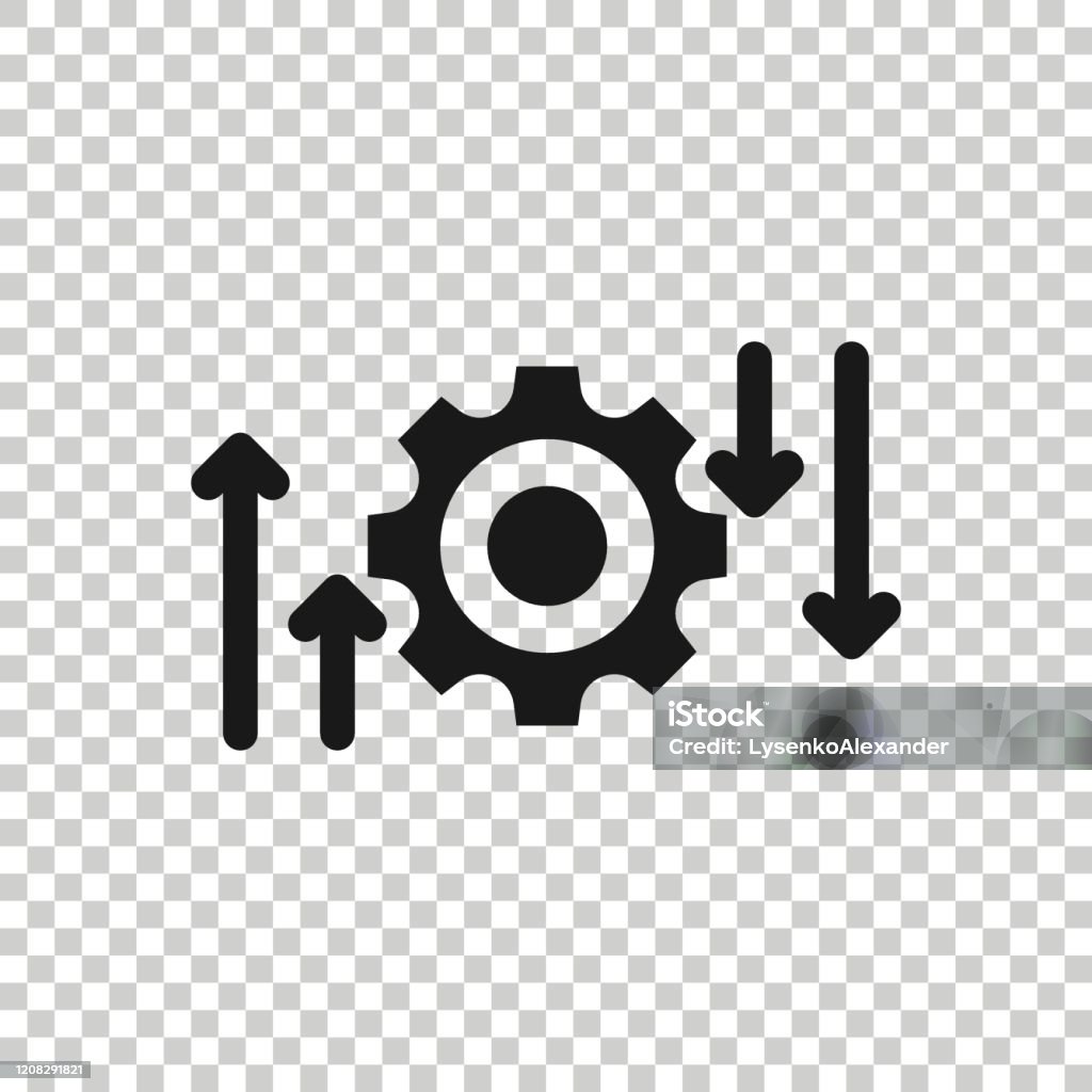Icône De Processus Dans Le Modèle Plat Illustration De Vecteur De