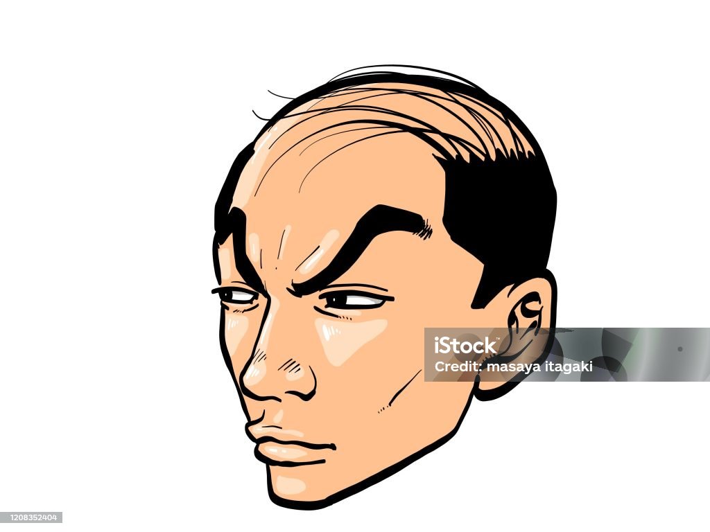 Bald Middleaged Man Frowning Stock Illustration - Download Image Now ... Bald Middleaged Man Frowning Stock Illustration - Download Image Now ...