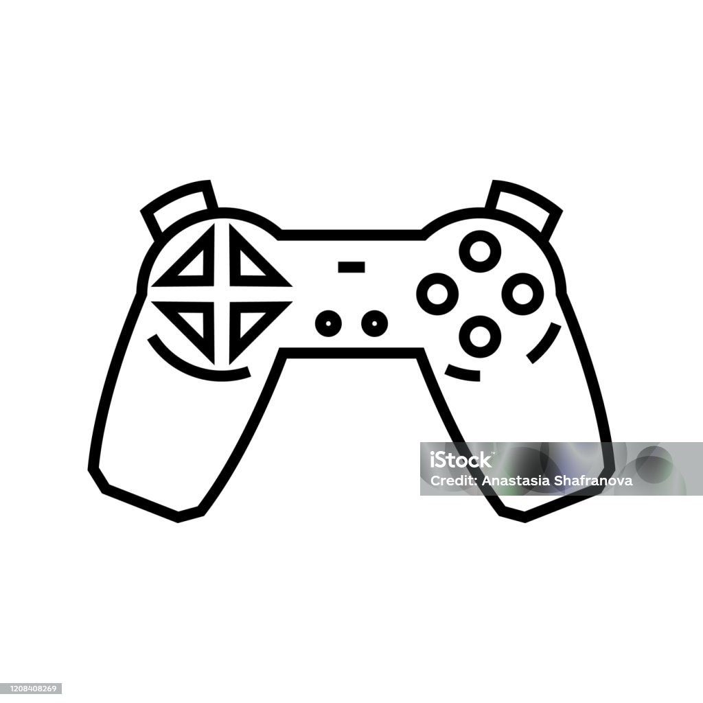 Ikon Garis Papan Kontrol Tanda Konsep Ilustrasi Vektor Kerangka Simbol