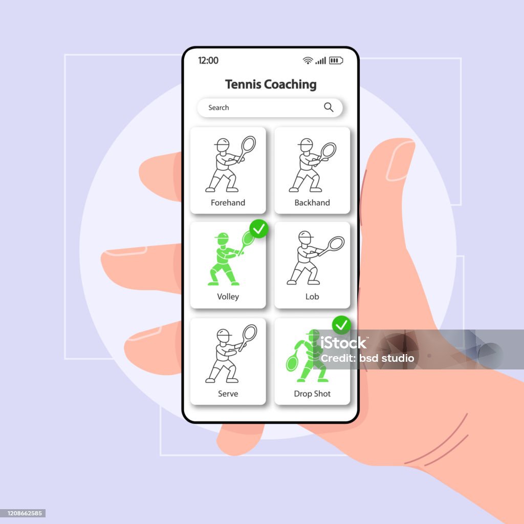 Vetores de Modelo De Vetor De Interface De Smartphone De Coaching De ... Vetores de Modelo De Vetor De Interface De Smartphone De Coaching De ...