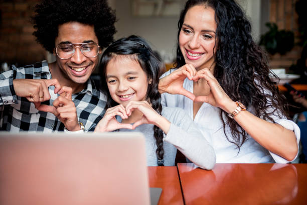 Free Stock Photo of Family video call or laptop viewing | Download Free ...