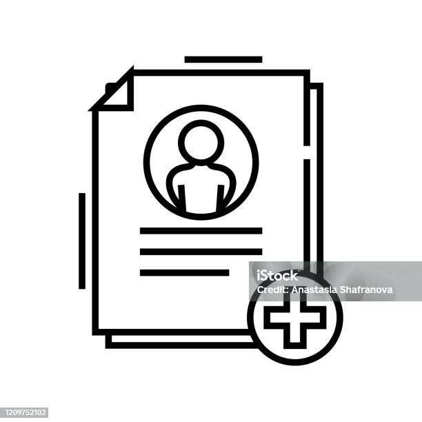 Nouvelle Icône De Ligne Demployé Signe De Concept Illustration De