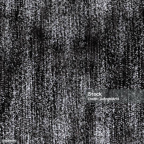 Silver Glitter Seamless Pattern Texture Or Background Illustration On